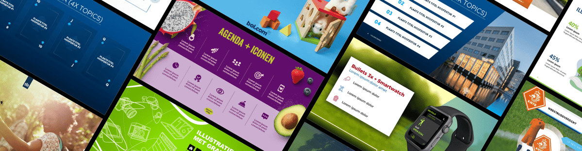 Inspirerende Slidebuilder projecten - PowerPoint plug-in